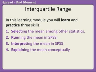 Iq range select - run - interpret | PPT