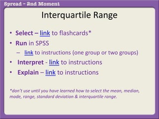 Iq range select - run - interpret | PPT