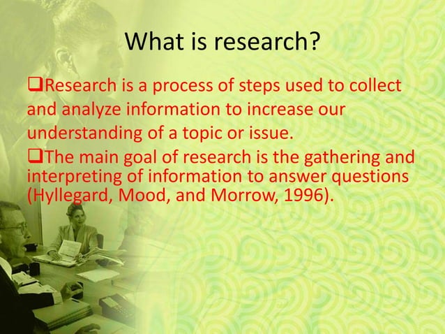 Research Methods