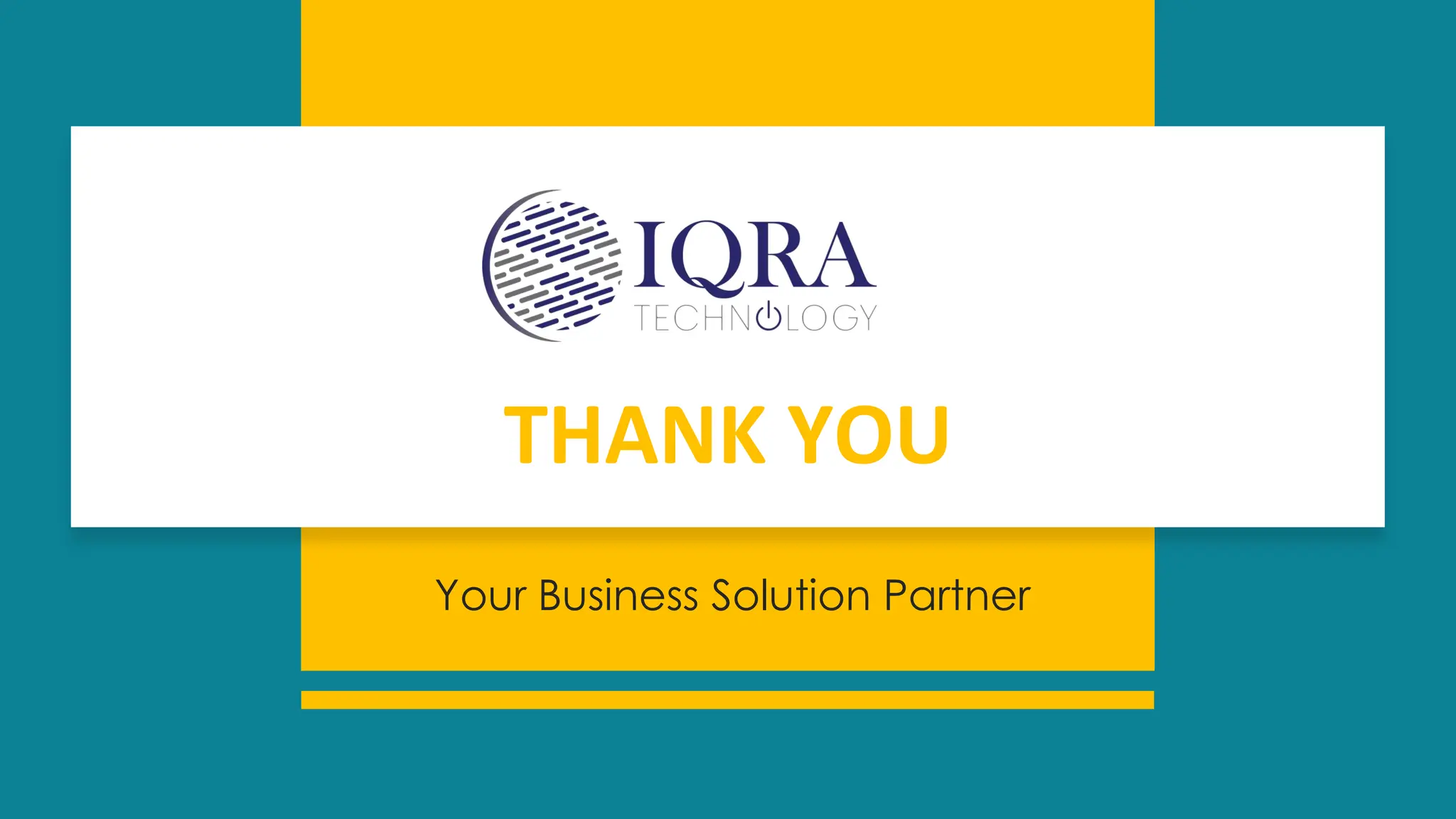 Iqra Technology Corporate Profile Presentation | PPT