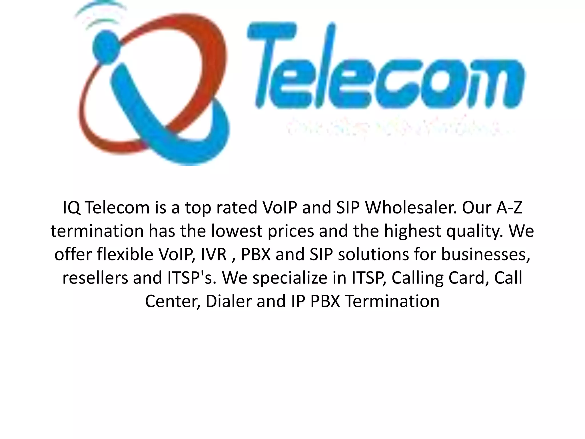 Iq telecom | PPTX