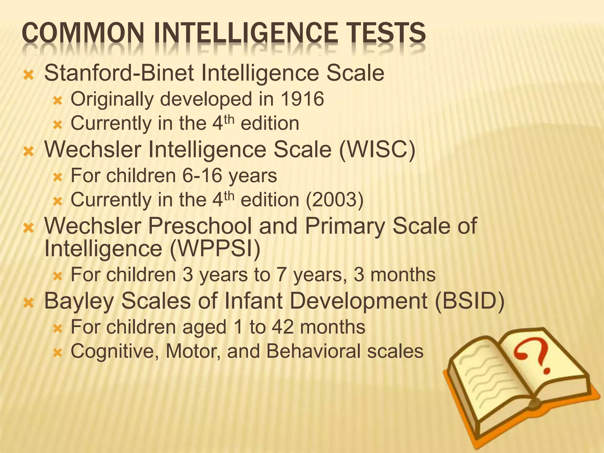 IQ Test- Intelligence Testing | PPTX