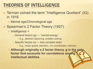 IQ Test- Intelligence Testing | PPTX