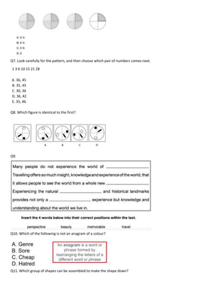 Iq test 2021 answers | PDF