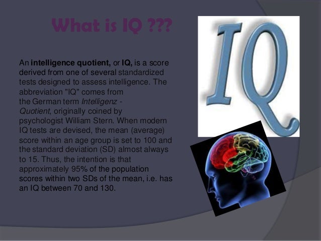 IQ tests