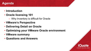 IAITAM Webinar: How to Optimize Oracle licensing in VMware environments | PDF | Operating ...