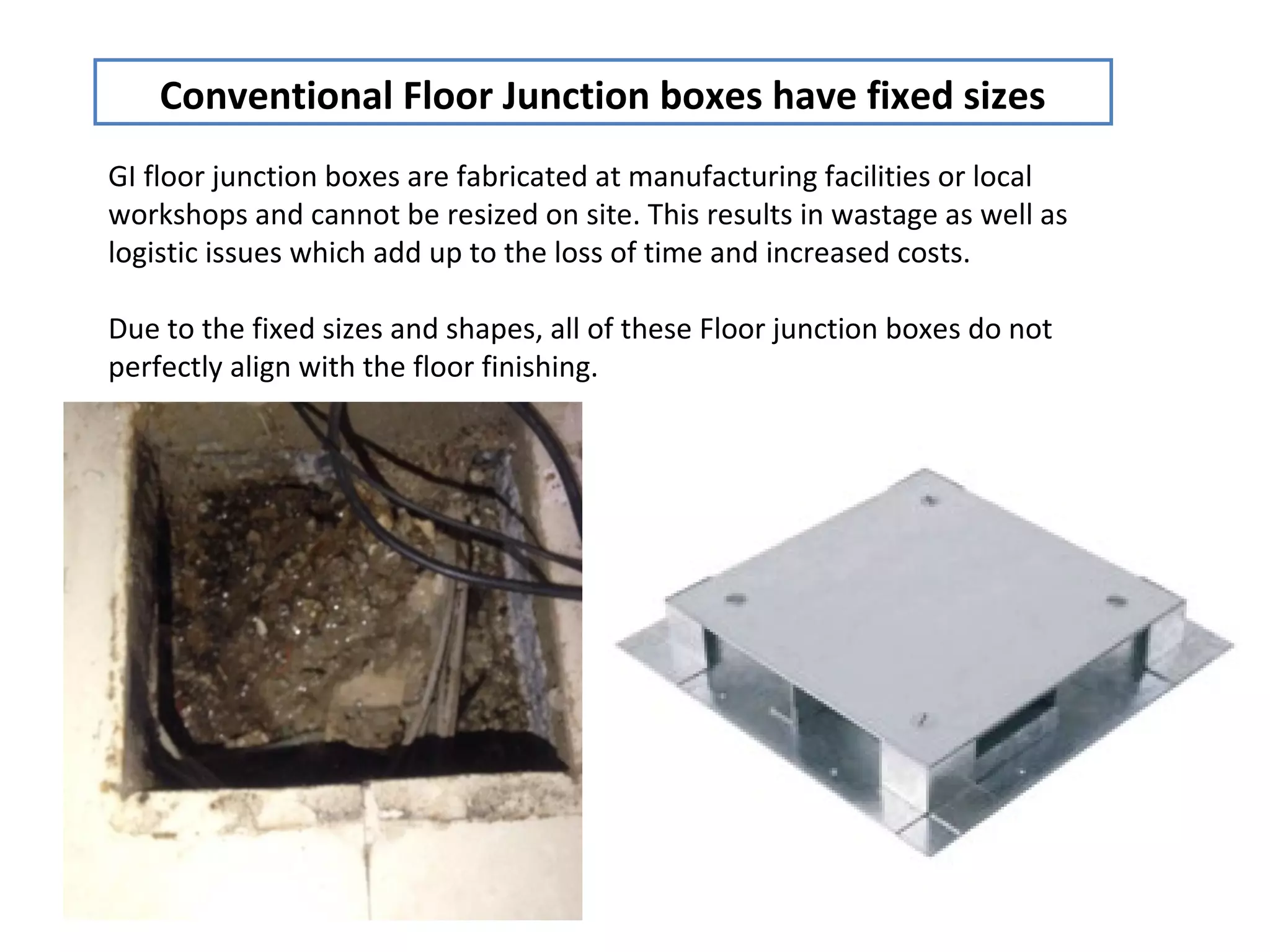 Aluminium floor junction box Iqubx electrical floor box 30aug17 | PPT