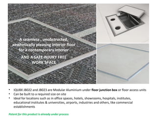 Aluminium floor junction box Iqubx electrical floor box 30aug17 | PPT