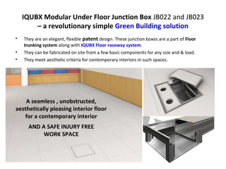 Aluminium floor junction box Iqubx electrical floor box 30aug17 | PPT