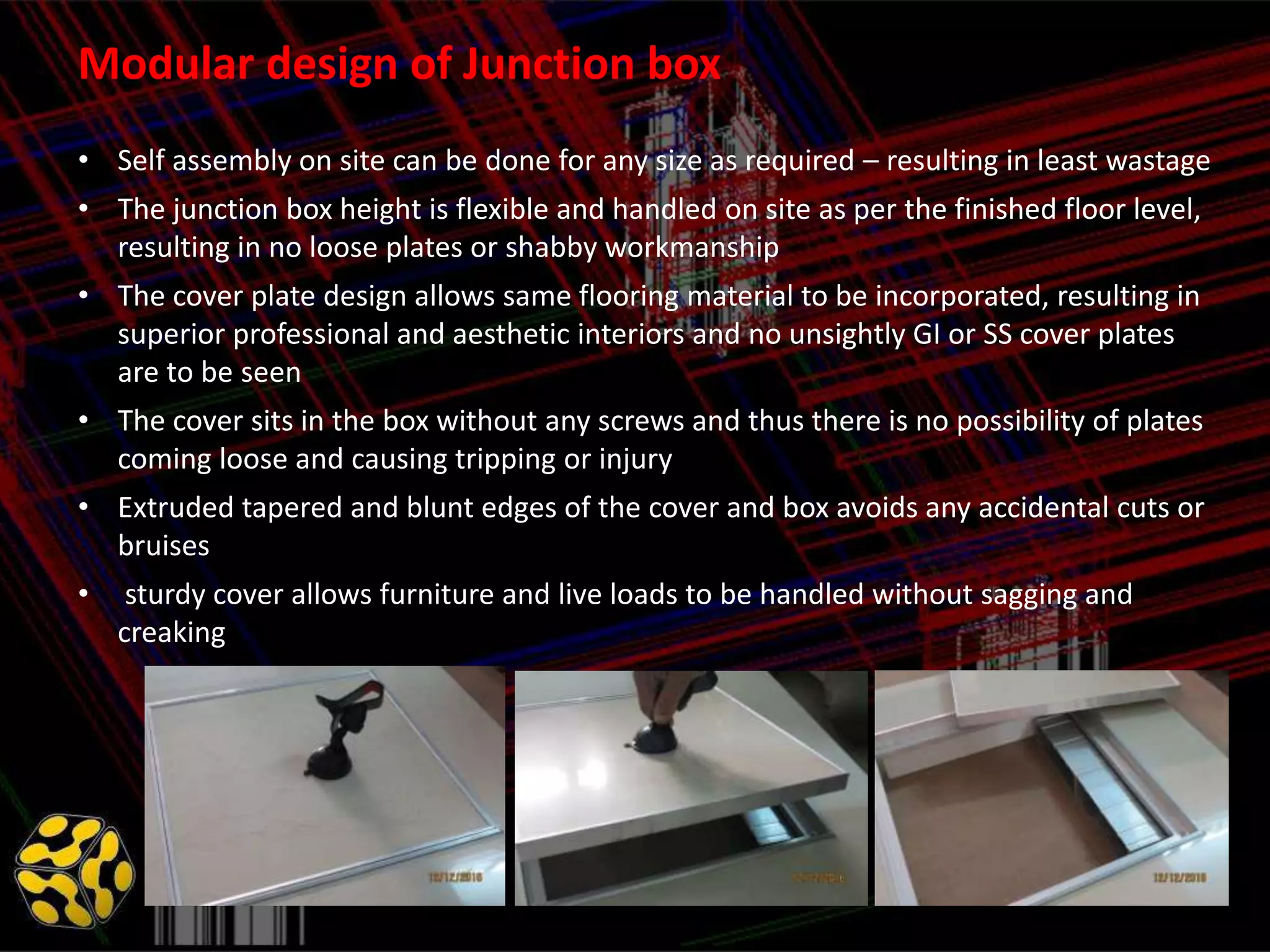 Iqubx floor junction box system | PDF