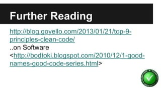 Clean code | PPTX