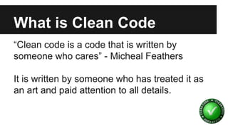 Clean code | PPTX