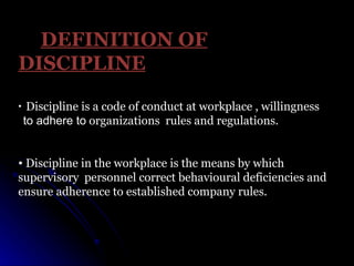discipline | PPT