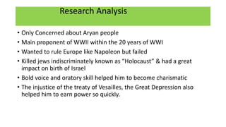 the rise and struggle of hitler | PPTX