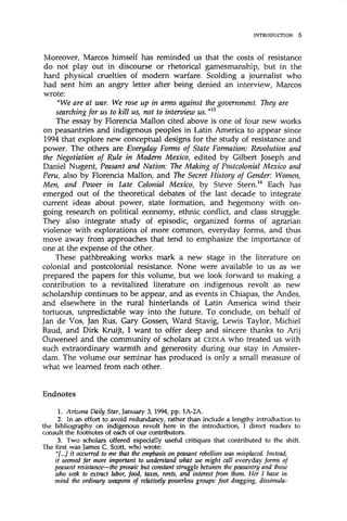 Indigenous Revolts in Chiapas and the Andean Highlands | PDF