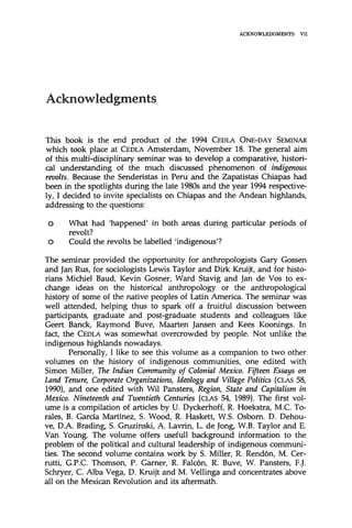 Indigenous Revolts in Chiapas and the Andean Highlands | PDF