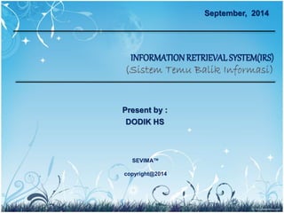 Information Retrieval | PPT