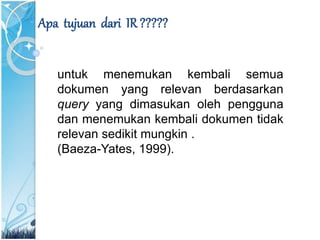 Information Retrieval | PPT