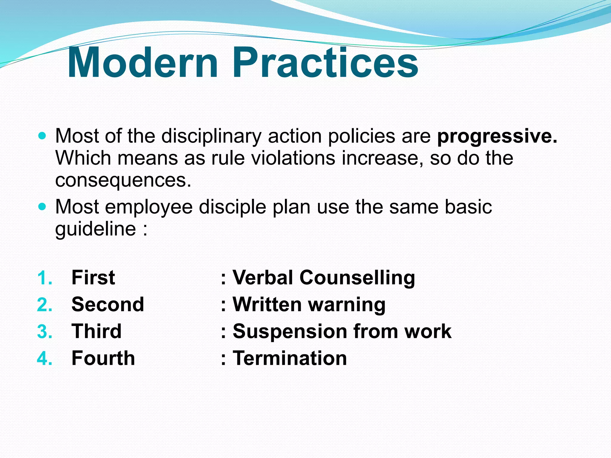 Employee Discipline | PPTX