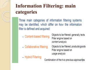 Information filtering | PPTX