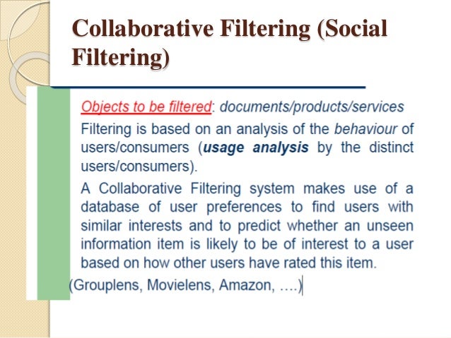 Information filtering