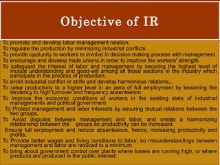 Industrial Relation | PPT