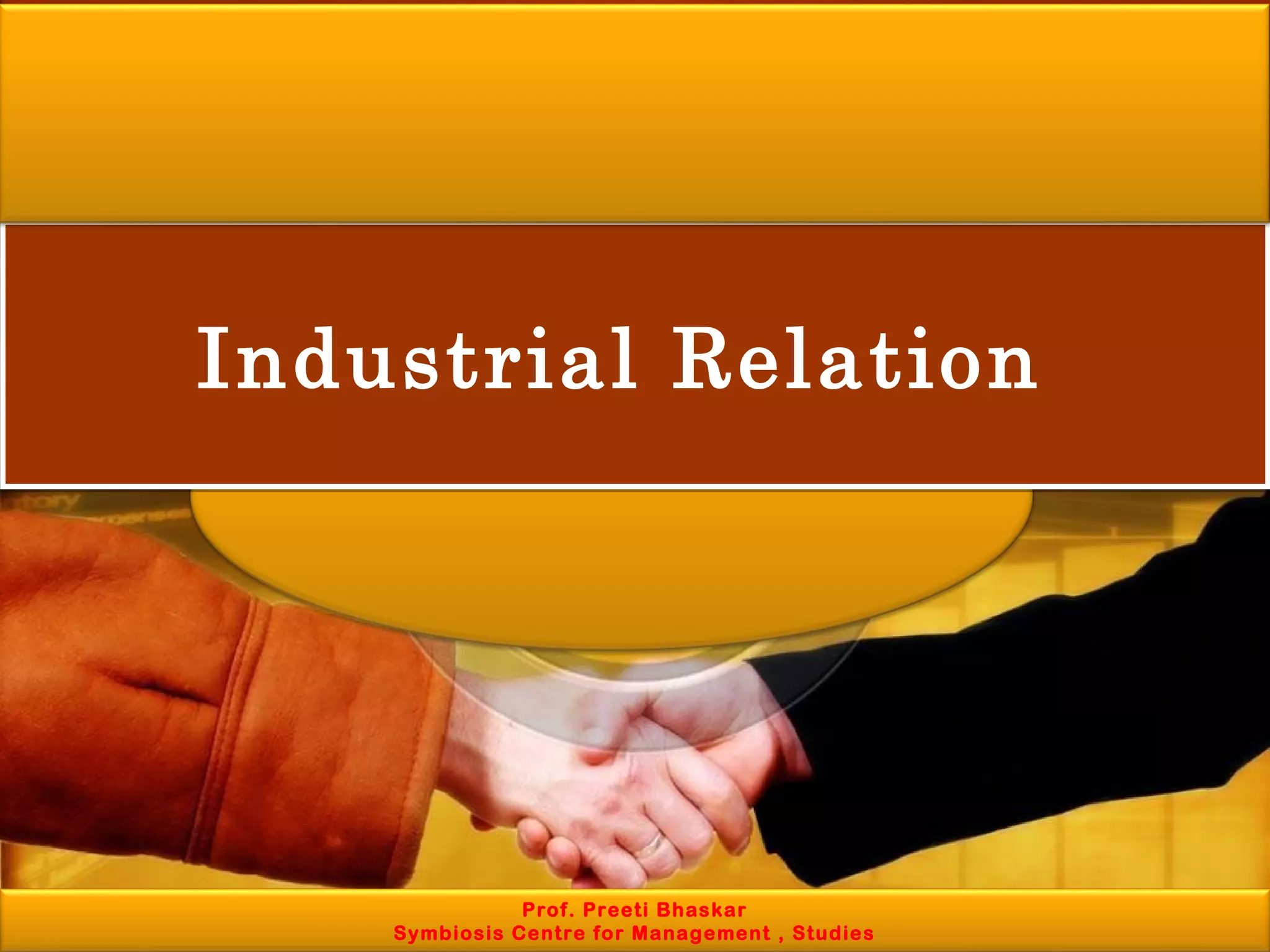 industrial relation | PPT