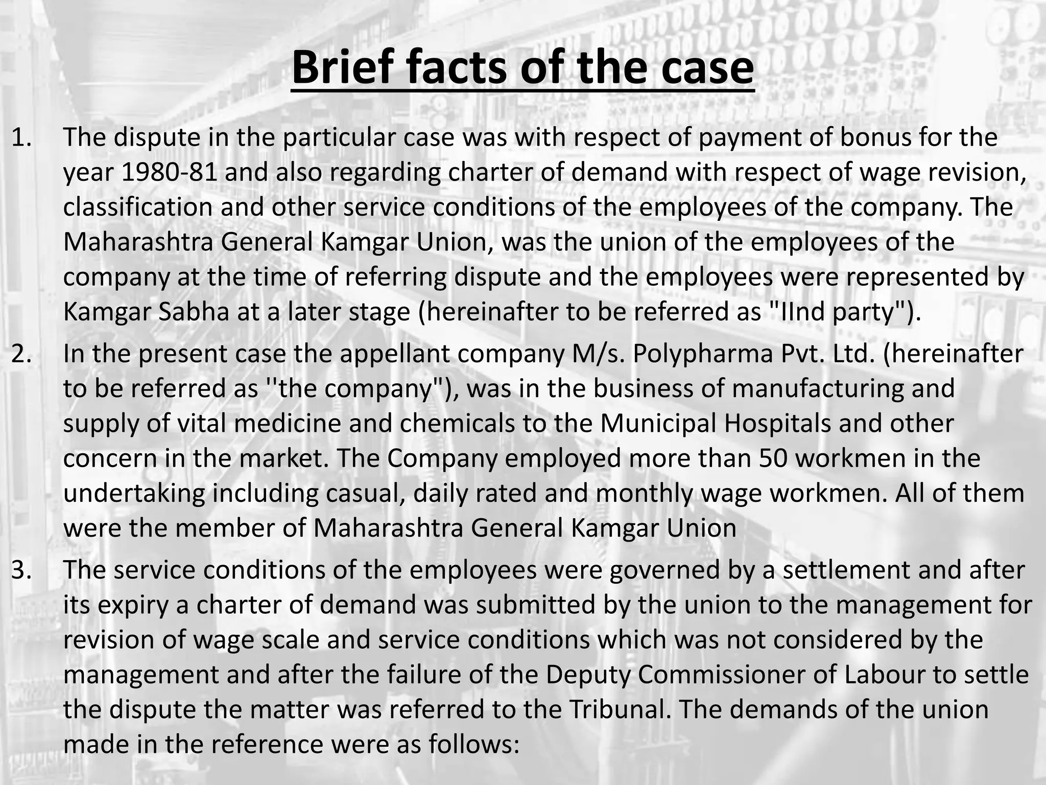 Adjudication settlement of industrial disputes with case study. | PPTX