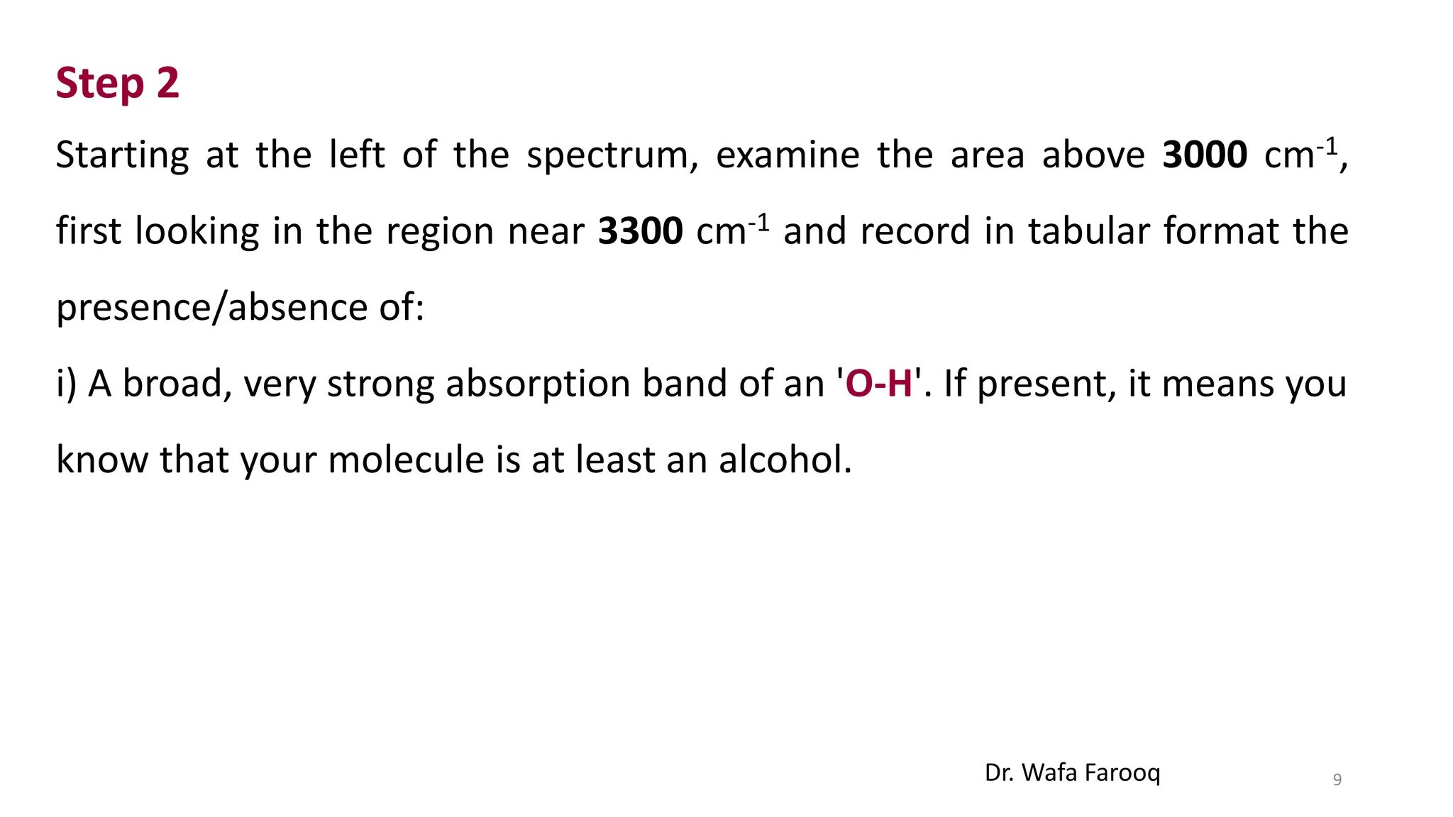 IR-2.cromatogravy How to Interpret an Infrared Spectrum | PPT