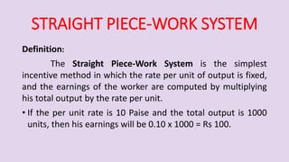 Incentive Schemes | PPT