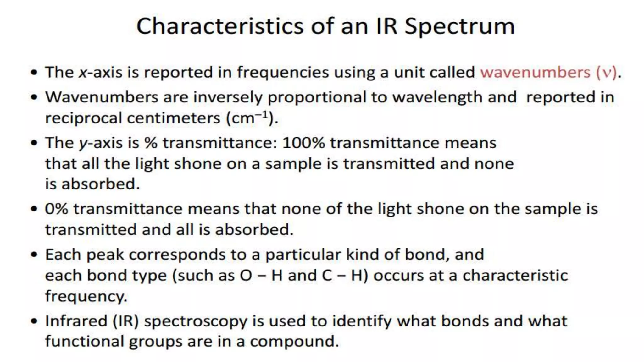 Infrared spectroscopy (vibrational rotational spectroscopy) | PPTX