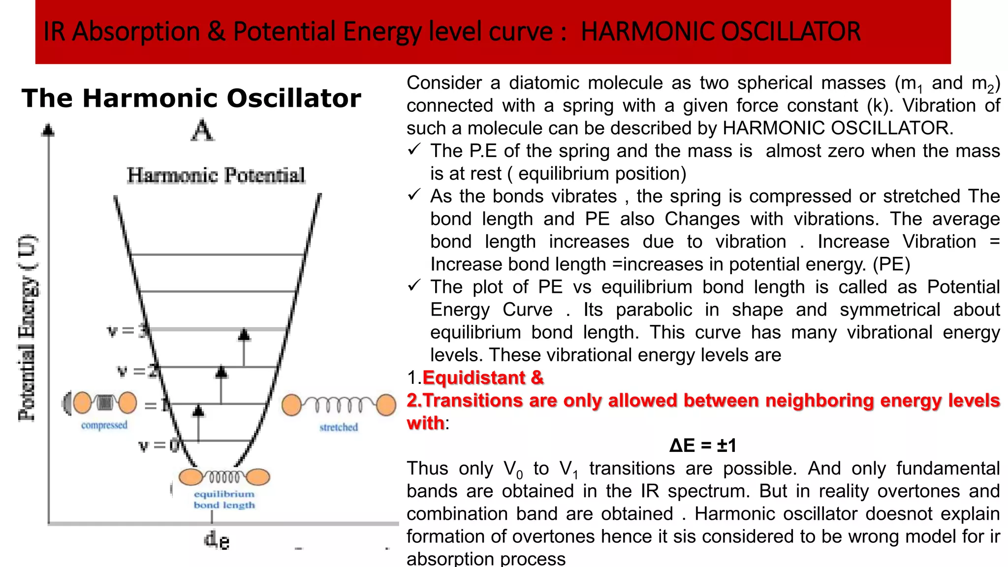 Infrared spectroscopy (vibrational rotational spectroscopy) | PPTX