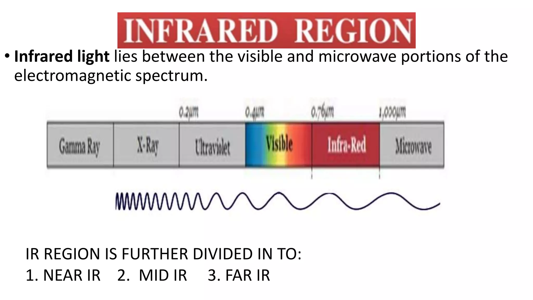Infrared spectroscopy (vibrational rotational spectroscopy) | PPTX