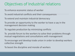 Industrial relation | PPT