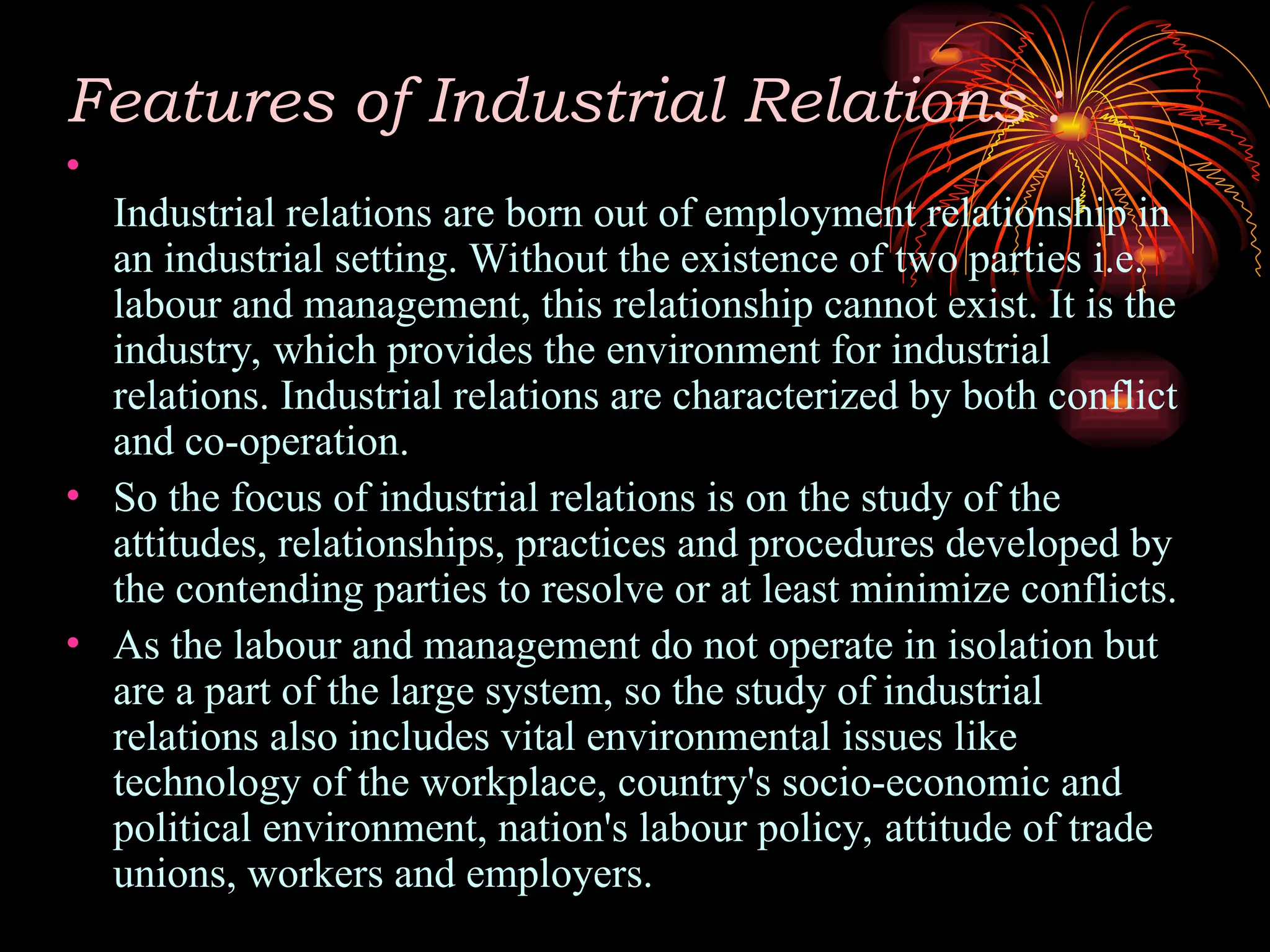 A PRESENTATION ON INDUSTRIAL RELATIONS .ppt