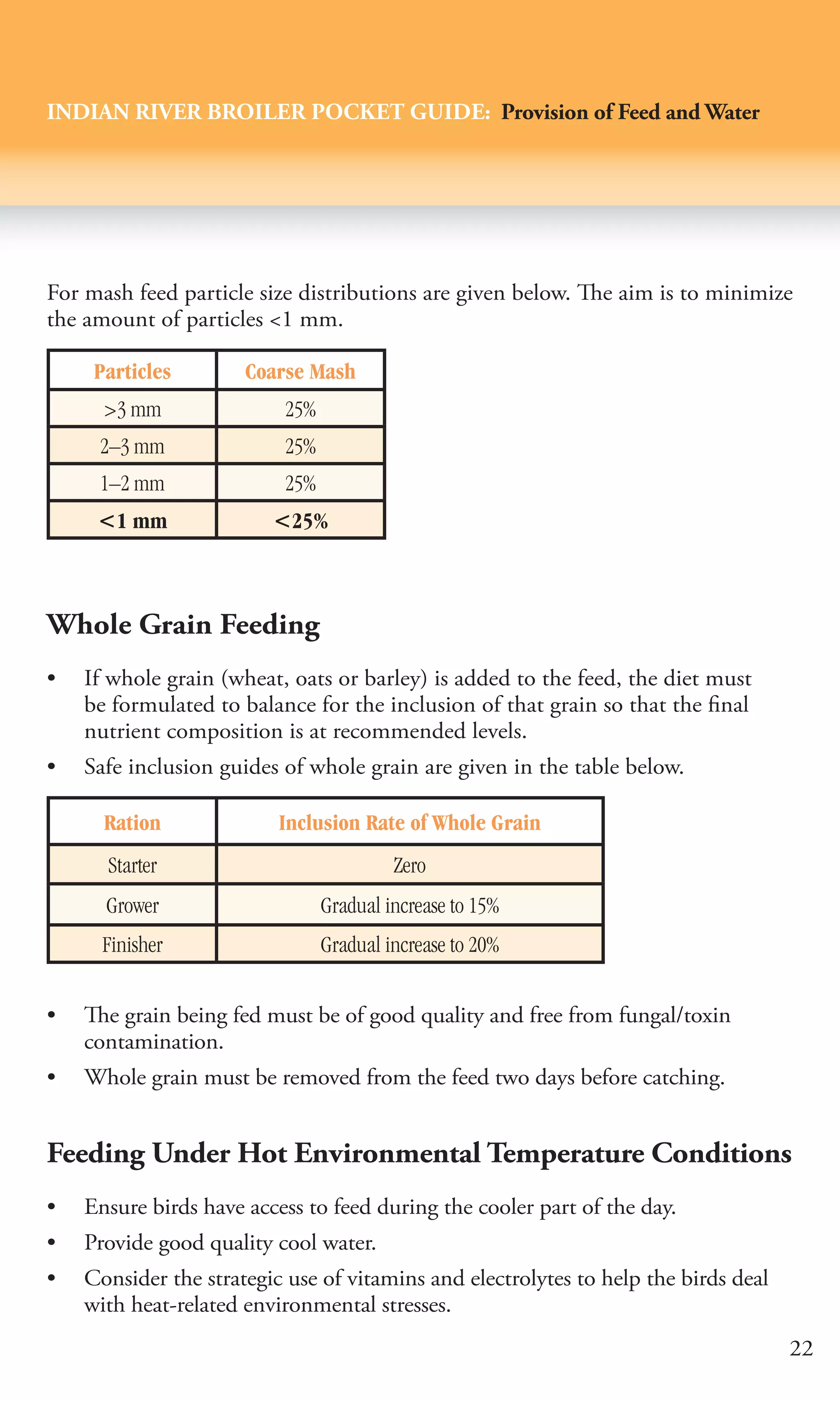 Indian River Broiler Pocket Guide | PDF