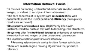 Introduction to Information Retrieval (concepts and principles) | PPTX