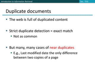 IR-lec13-web-crawling presentation there | PPT
