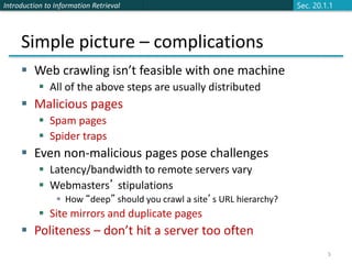 IR-lec13-web-crawling presentation there | PPT