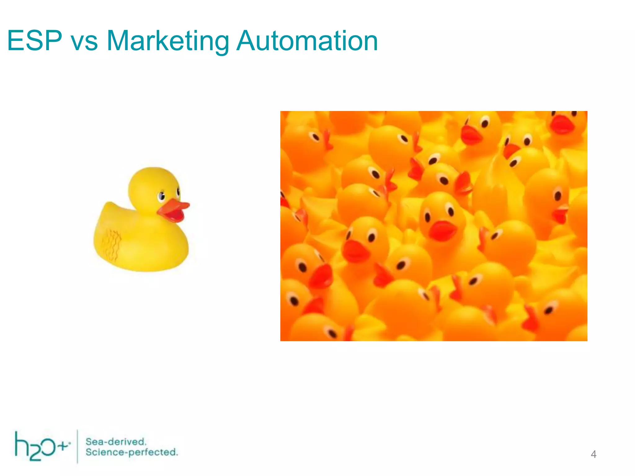 Marketing Automation Differences Between An Esp And Use Cases Ppt