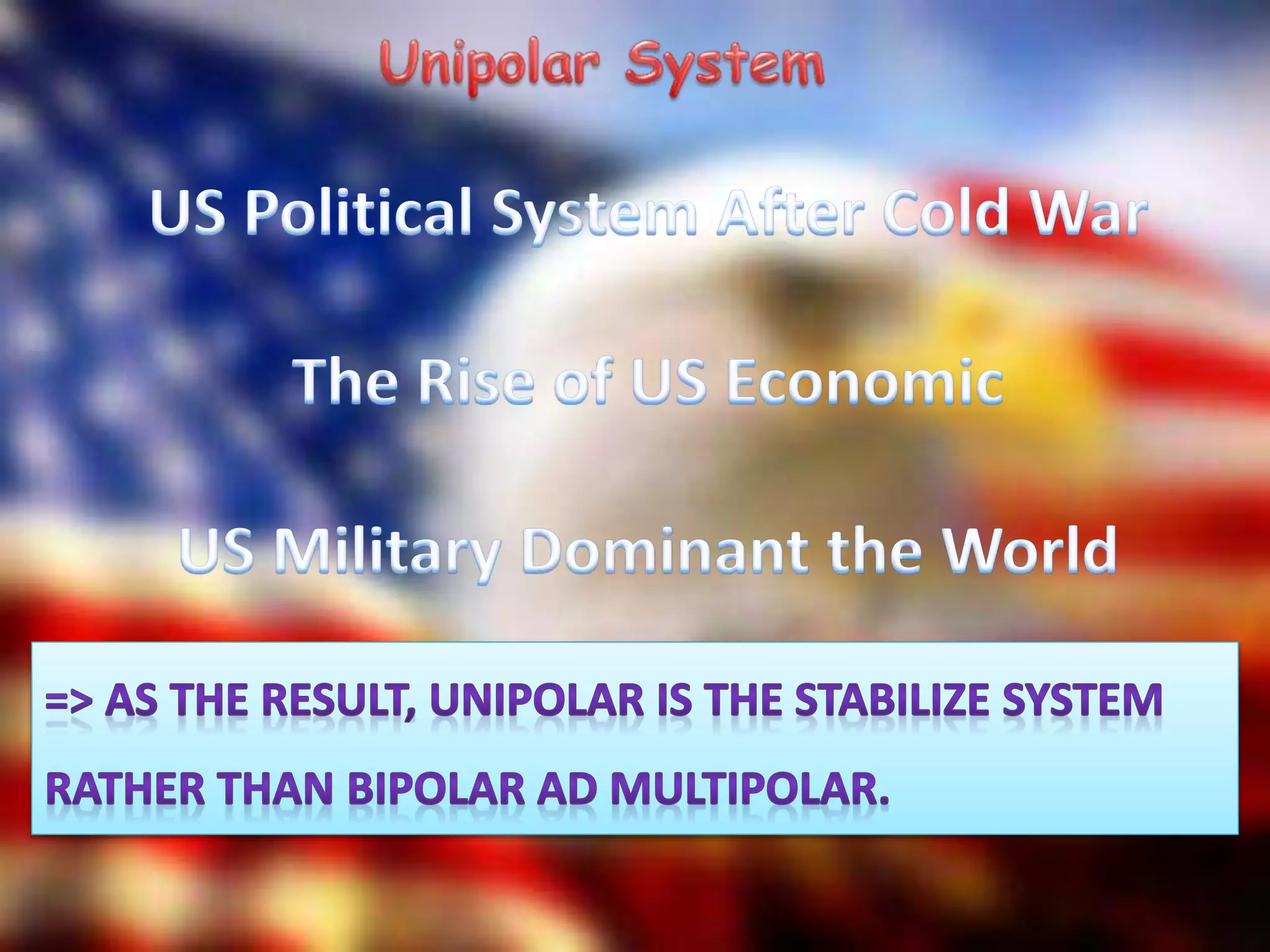 Unipolar the peace polarity & stabilization system | PPT