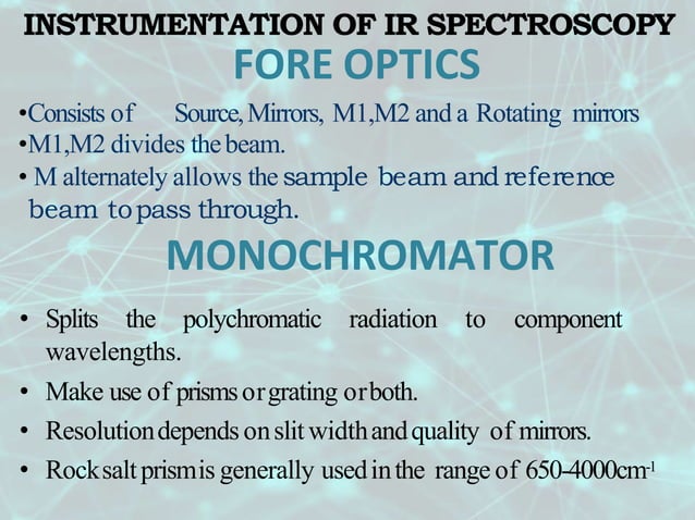 Infra Red Spectroscopy and Its Applications | PPTX | Chemistry | Science