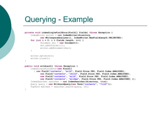 IR with lucene | PPT