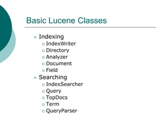 IR with lucene | PPT