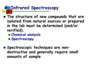 Infrared spectroscopy and use in orgainc chemistry.pdf
