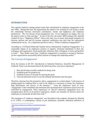 IR 201 Employee Engagement | DOCX
