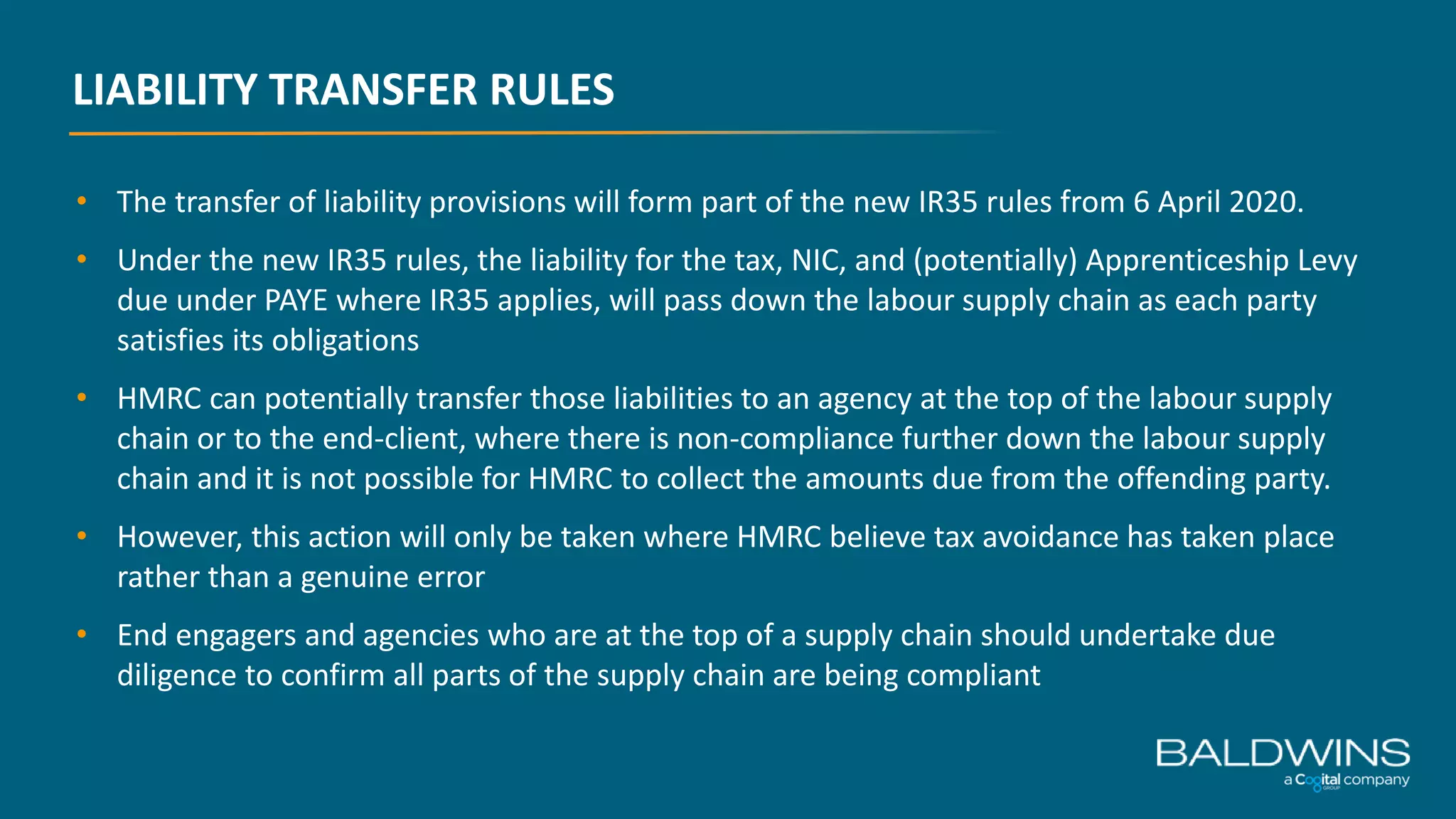 IR35 - Off Payroll Working | PPTX