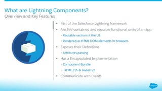 Easy REST Integrations with Lightning Components and Salesforce1 | PPT