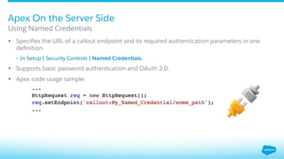 Easy REST Integrations with Lightning Components and Salesforce1 | PPT