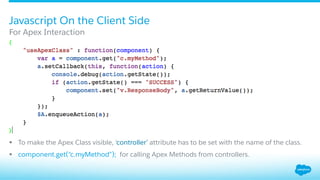 Easy REST Integrations with Lightning Components and Salesforce1 | PPT